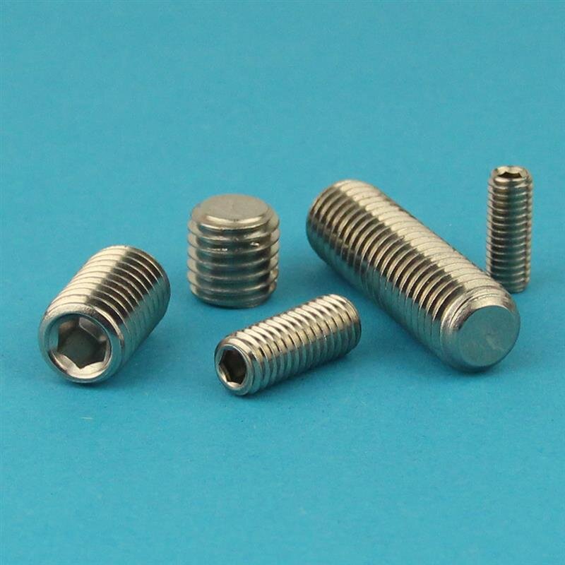 Gewindestifte M6 X 20 mit Innensechskant u. Kegelkuppe DIN 913 Edelsta