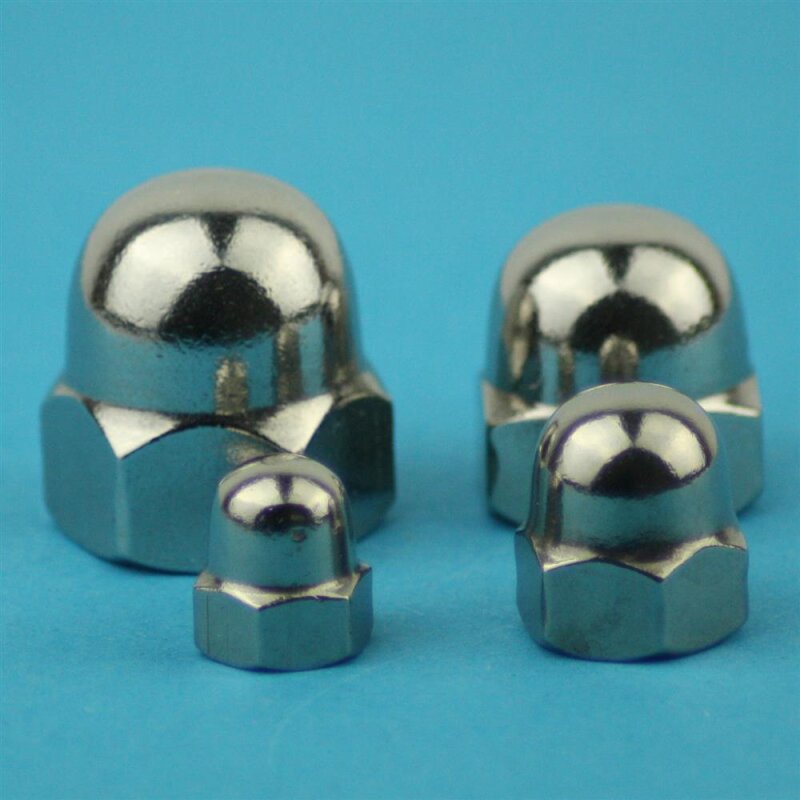 M6 Hutmuttern hohe Form DIN 1587 Edelstahl | Eisenwaren2000