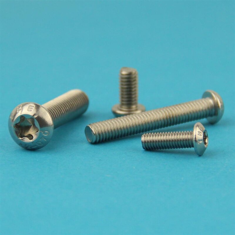 M8x25 Linsenkopfschrauben mit ISR TX ISO 7380 Edelstahl A2, Schrauben